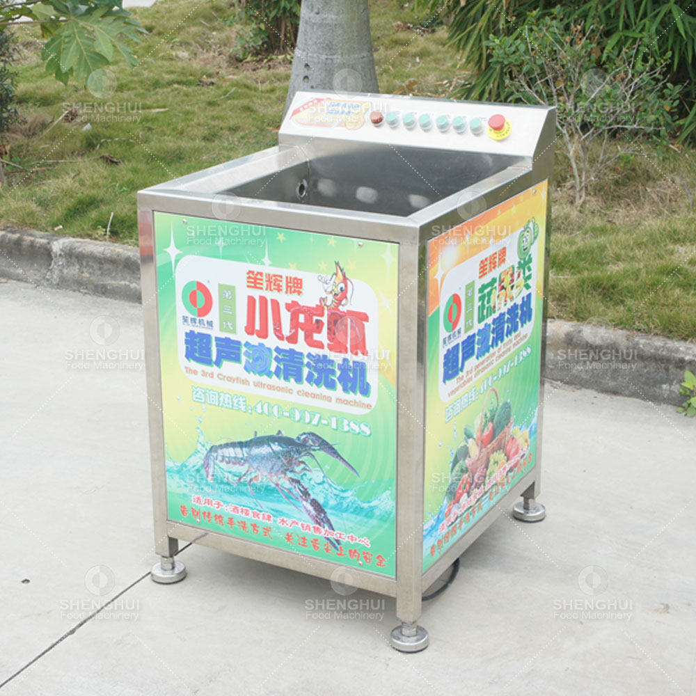 Commercial ultrasonic crayfish cleaning machine air bubble scallop ...
