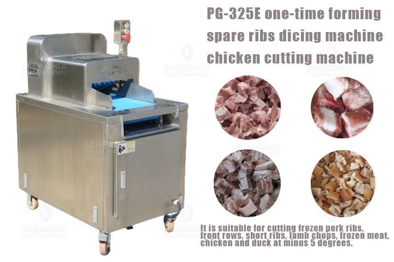 Automatic frozen meat dicing machine whole chicken cutting equipment ...