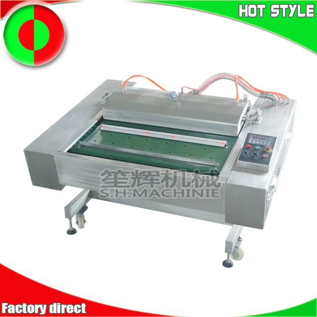 Continuous meat fish vacuum packaging machine food sealing machine ...