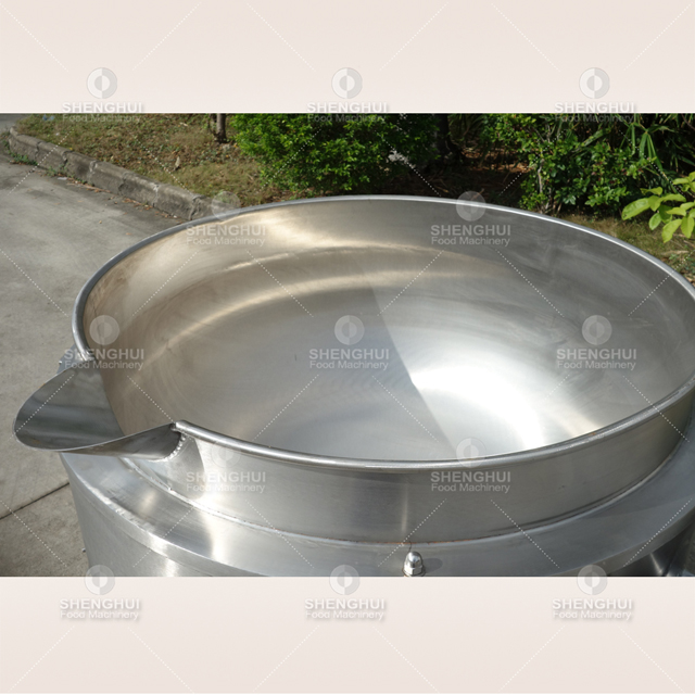 Commercial tiltable gas heated jacketed kettle food jacketed pot steam ...